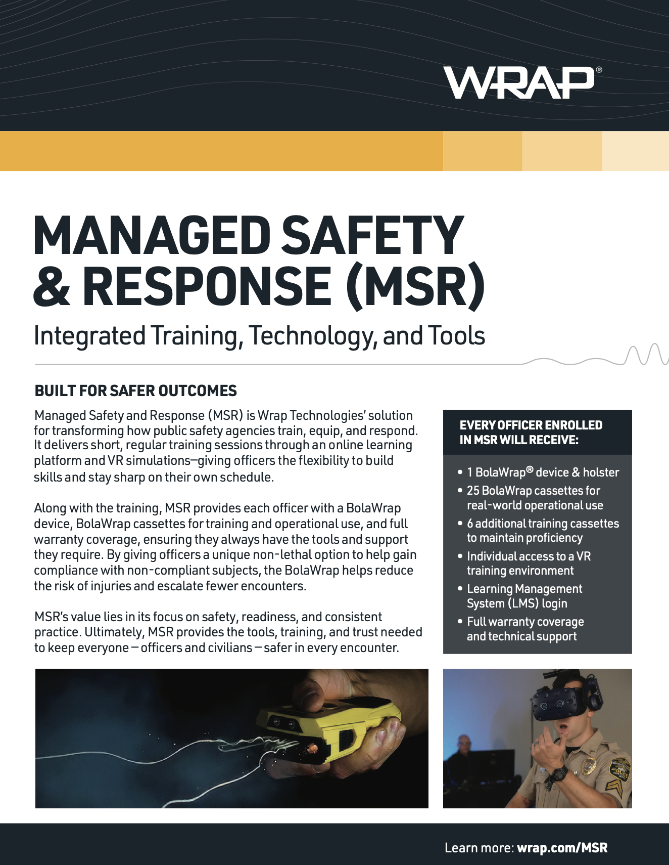 MSR Overview Flyer – Managed Safety & Response