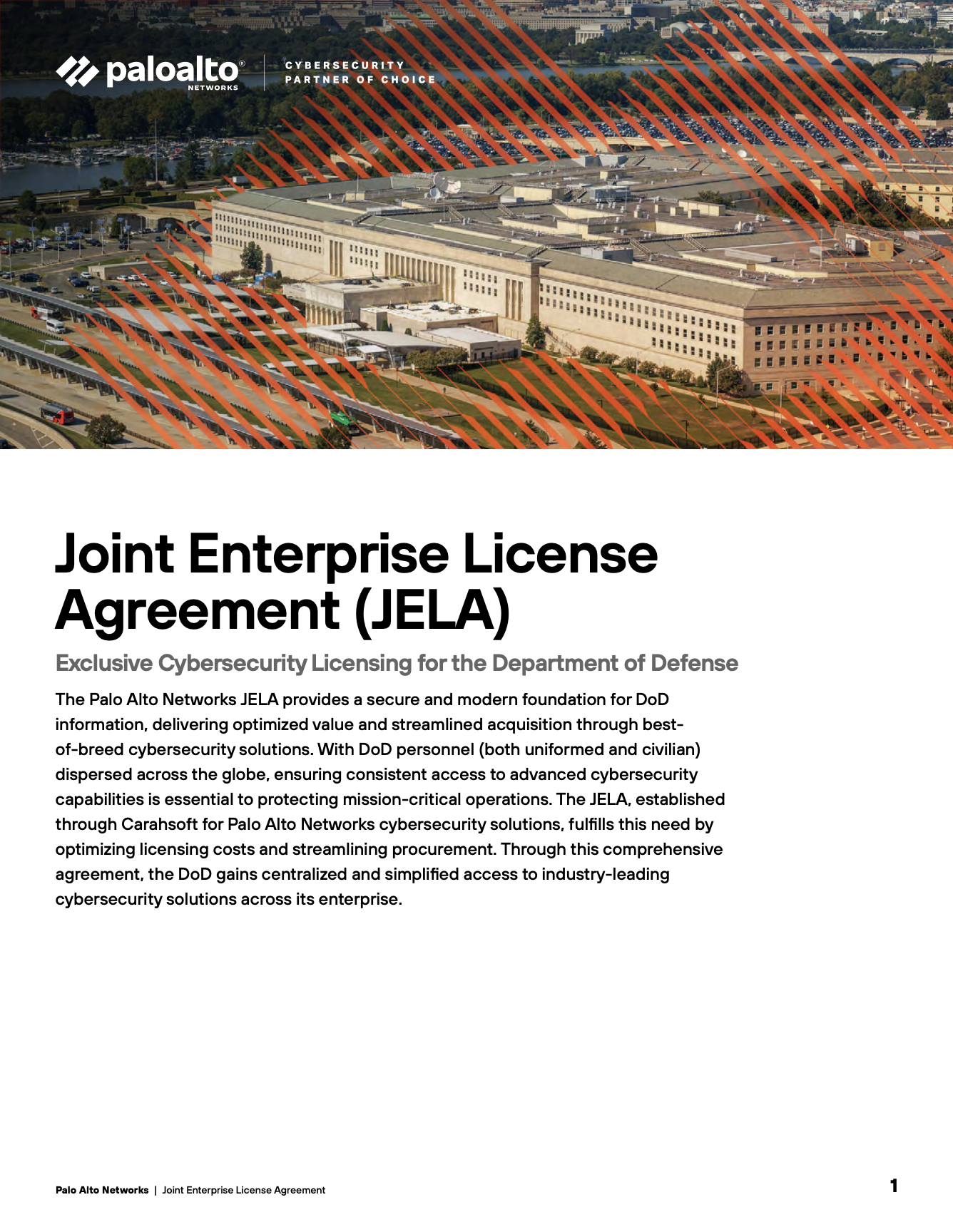 Joint Enterprise License Agreement (JELA): Exclusive Cybersecurity ...