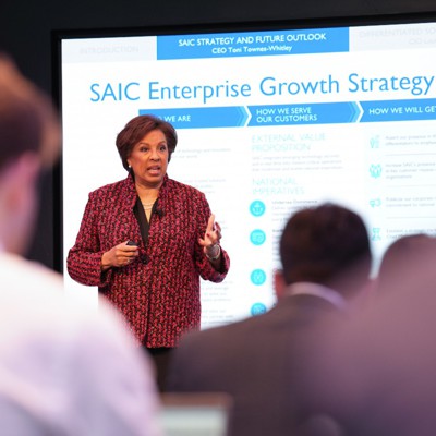 Where SAIC's attention is now following GSA, other customer dialogue ...