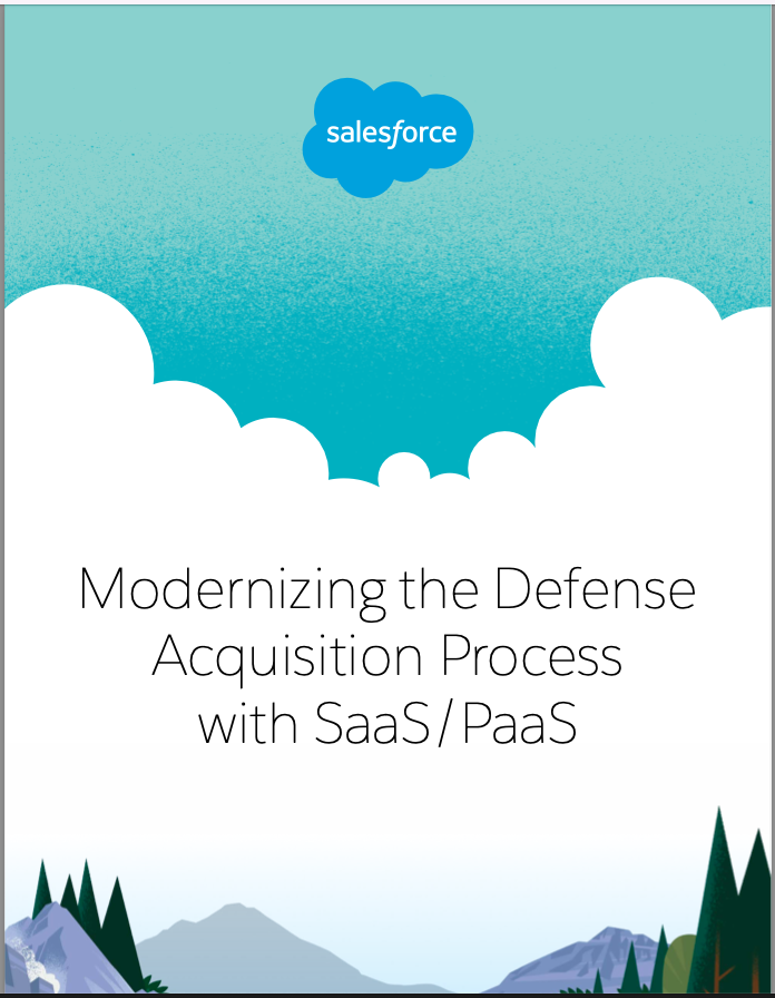 Modernizing the defense acquisition process with SaaS/PaaS